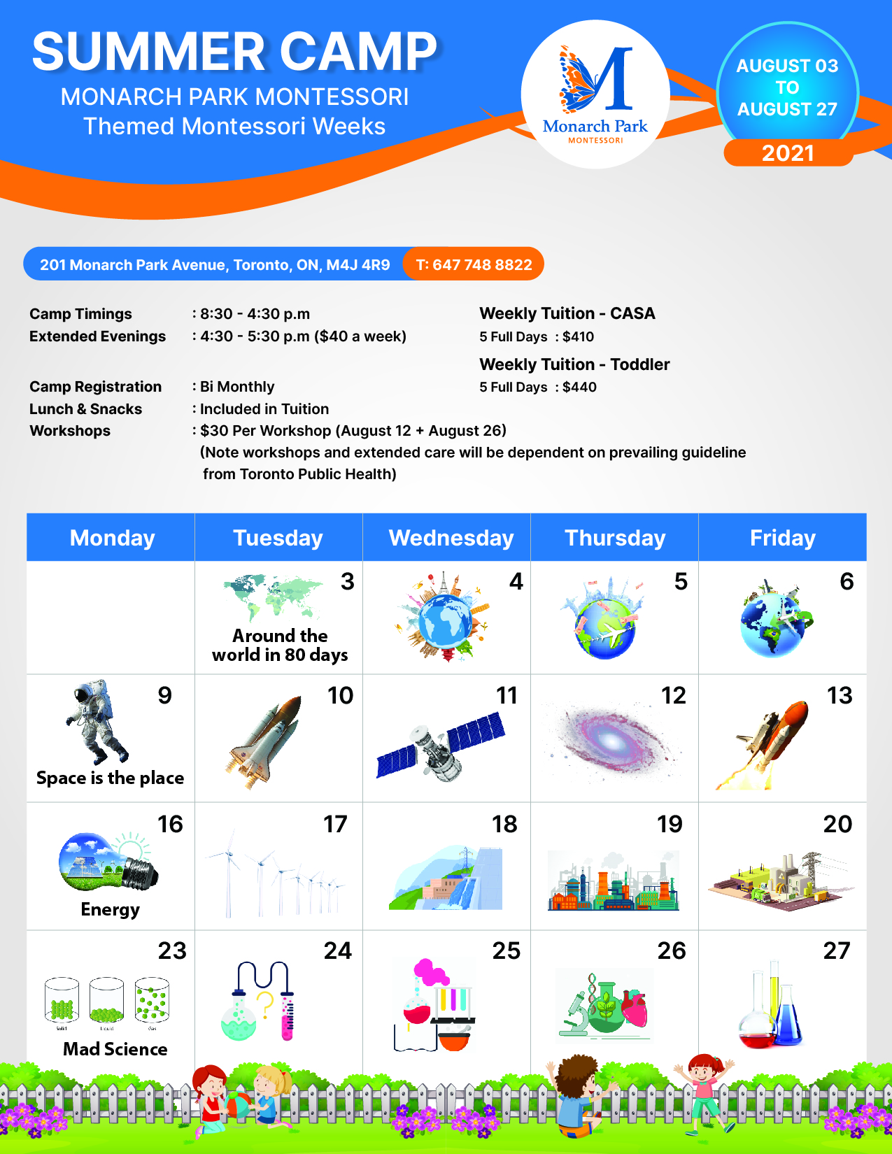 Summer Camp 2021 – Monarch Park Montessori – school for toddlers and ...